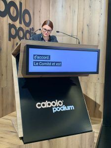 CABOLO Podium the unique interactive multimedia lectern